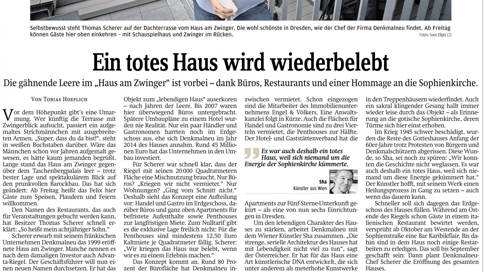 SHA.ART | DRESDNER ZEITUNG
